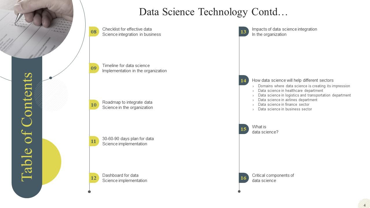 Data Science Technology Powerpoint Presentation Slides PPT PowerPoint