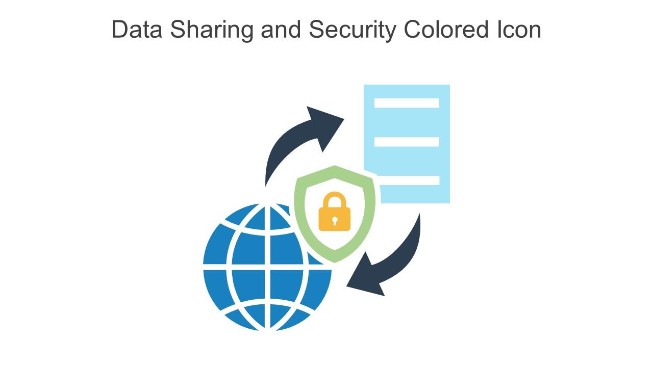 Data Sharing And Security Colored Icon In Powerpoint Pptx Png And Editable Eps Format PPT Slide