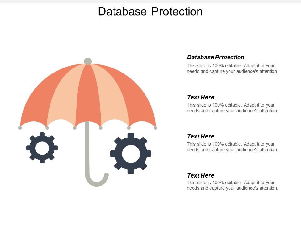 Database Protection Ppt Powerpoint Presentation File Mockup Cpb