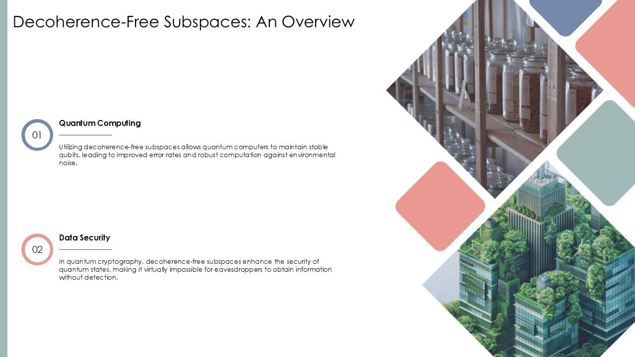 Decoherence Free Subspaces An Overview Ppt Presentation St Ai Ss Ppt Slide