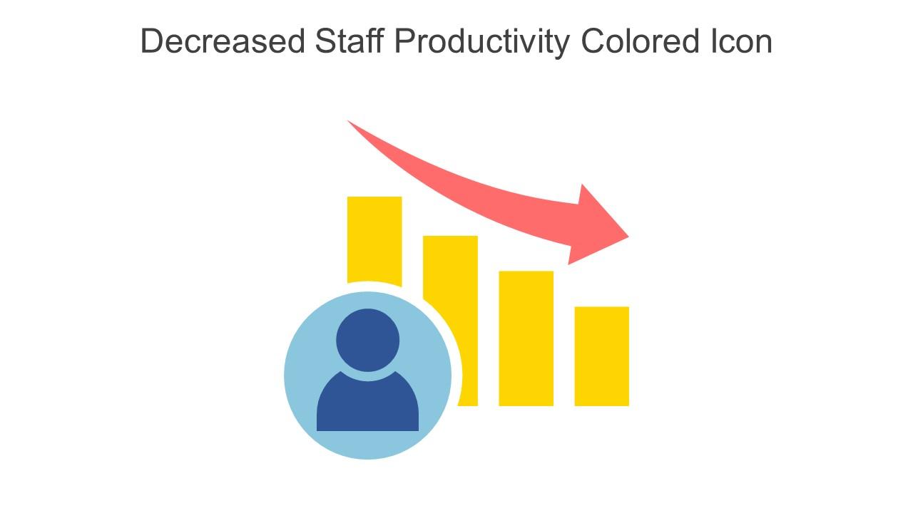 Decreased Staff Productivity Colored Icon In Powerpoint Pptx Png And Editable Eps Format Ppt