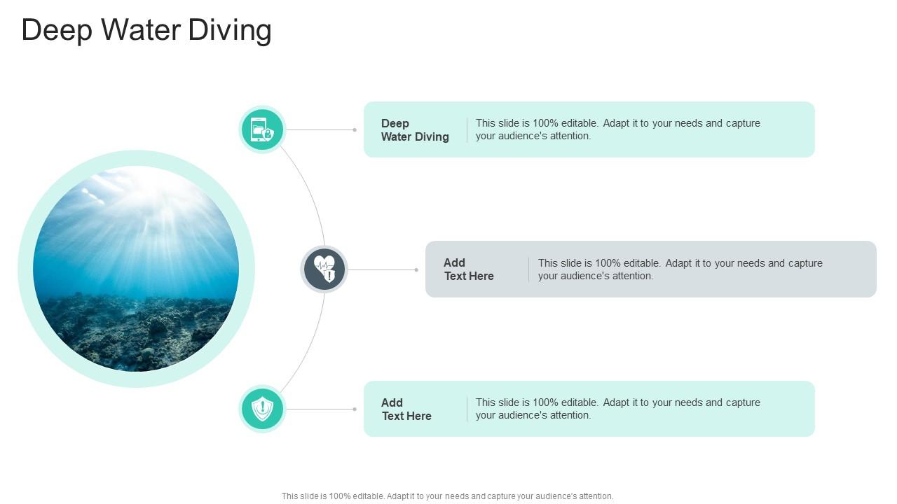 Deep Water Diving In Powerpoint And Google Slides CPP PPT PowerPoint
