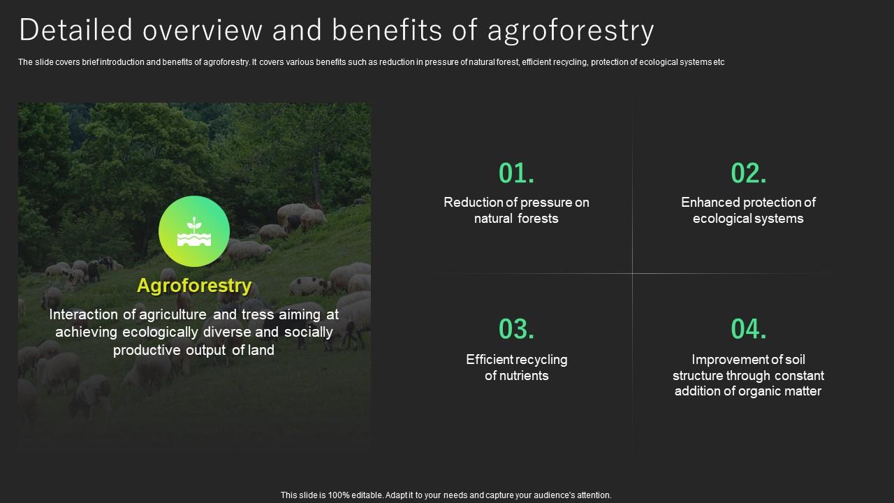 Detailed Overview And Benefits Of Agroforestry Comprehensive Guide Ppt ...