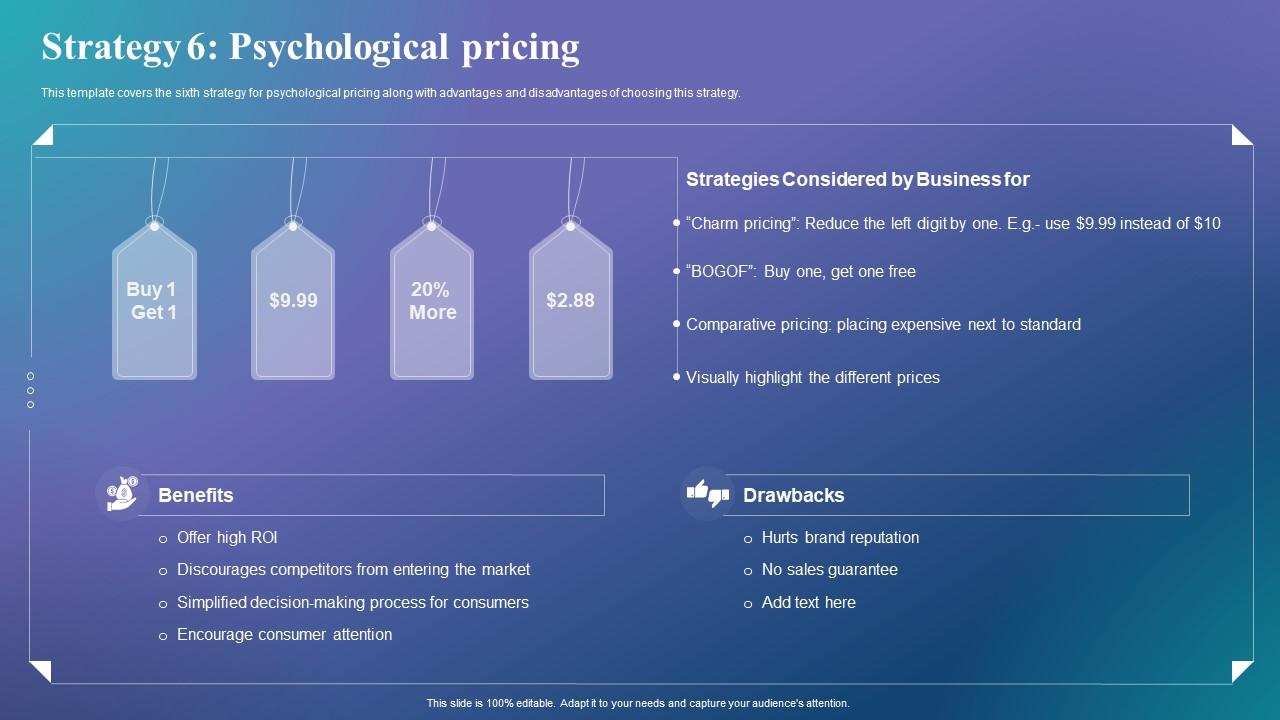 Determine The Right Pricing Strategy 6 Psychological Pricing PPT ... Determine The Right Pricing Strategy 6 Psychological Pricing PPT ...