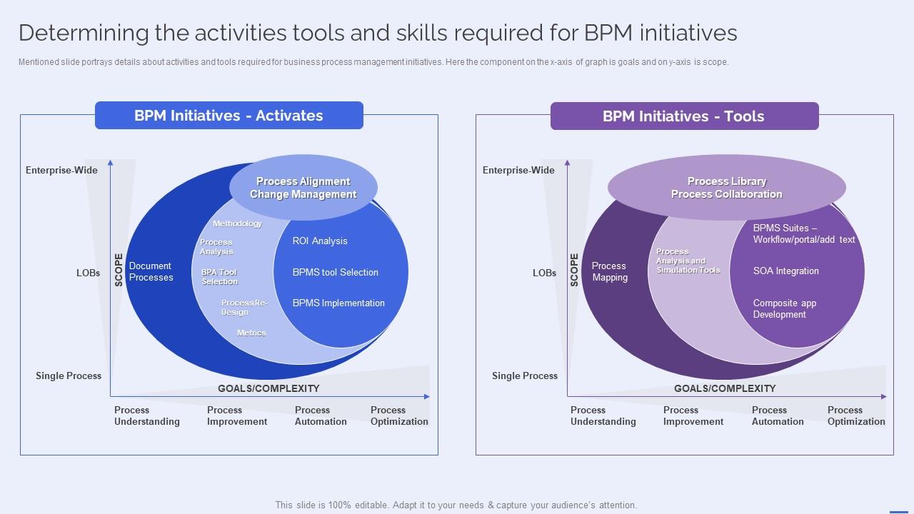 Determining The Activities Tools And Skills Required For Bpm Initiatives Ppt Presentation