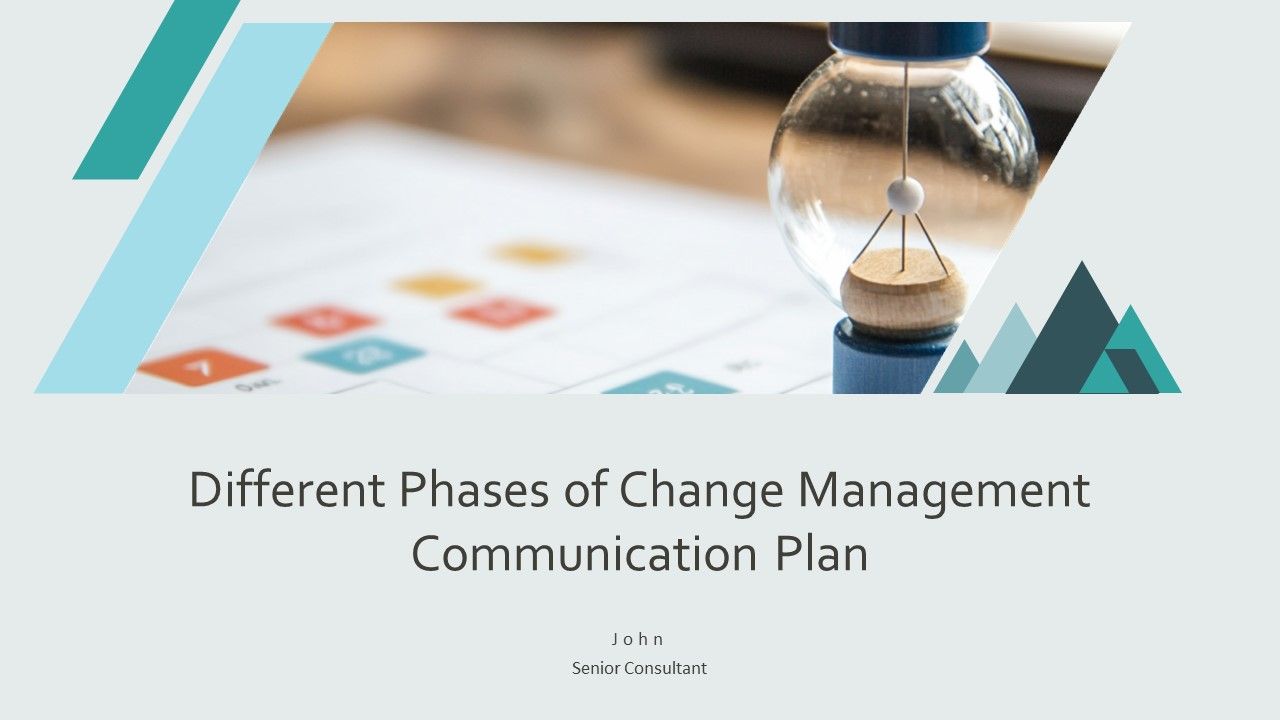 Different Phases Of Change Management Communication Plan PPT ...
