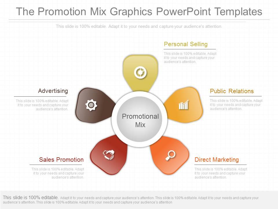 Different The Promotion Mix Graphics Powerpoint Templates | Graphics ...