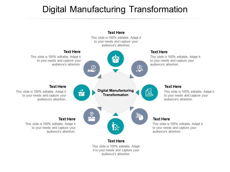Digital Manufacturing Transformation Ppt Powerpoint Presentation Styles ...