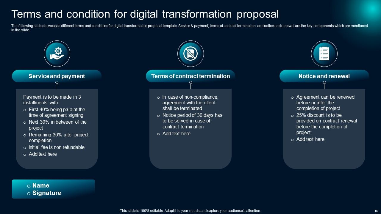Digital Transformation Proposal Powerpoint Presentation Slides Ppt Example