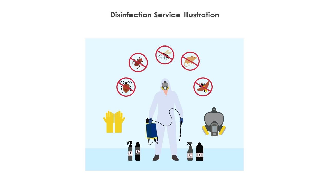 Disinfection Service Illustration PPT Template