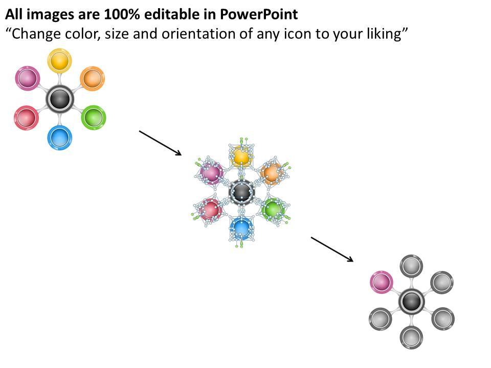 Diverging Flow Chart Business 6 | Presentation Graphics | PowerPoint ...