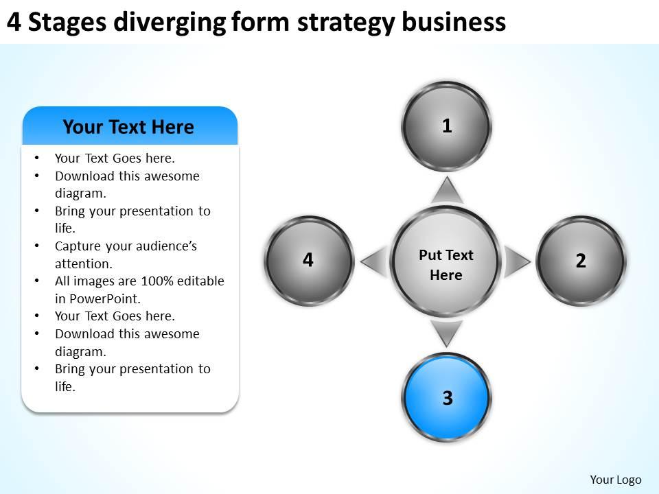 diverging form strategy business powerpoint presentations Charts and ...