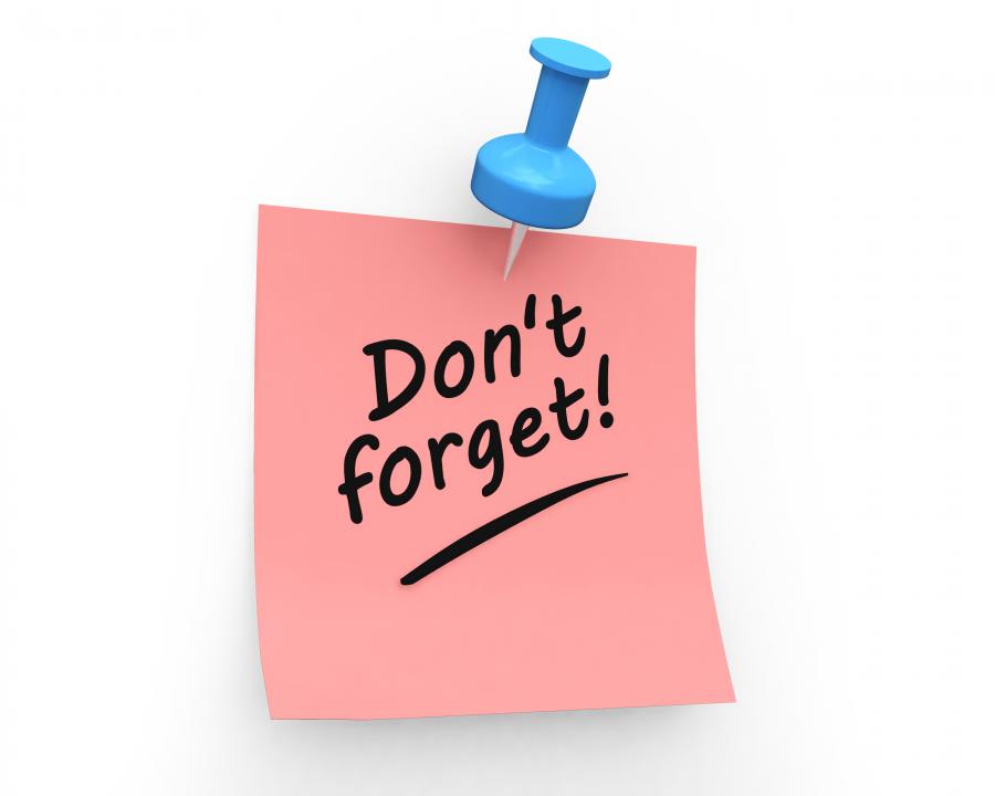 Dont Forget Note