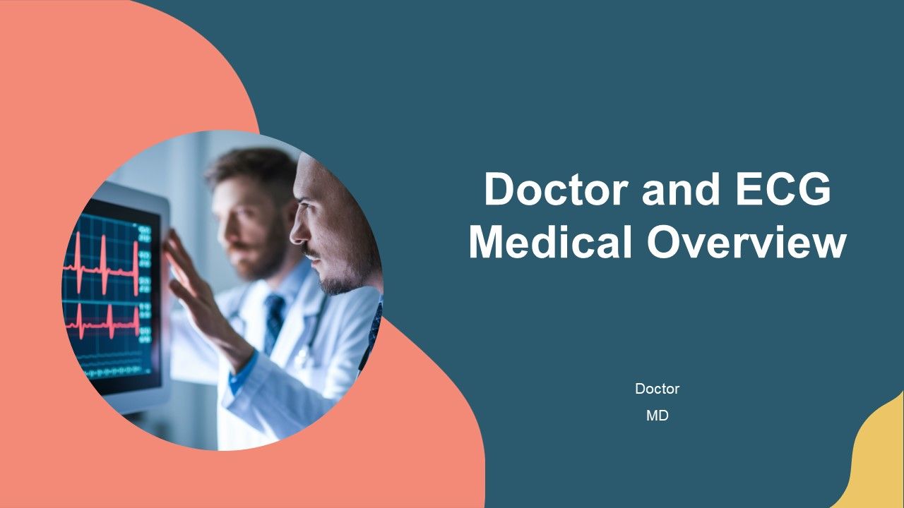 Doctor And ECG Medical Overview PPT Designs AT