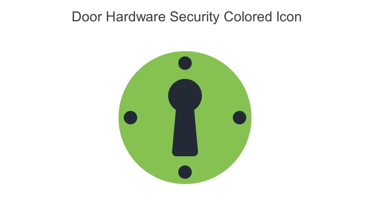 Door Hardware Security Colored Icon In Powerpoint Pptx Png And Editable Eps Format Ppt Powerpoint