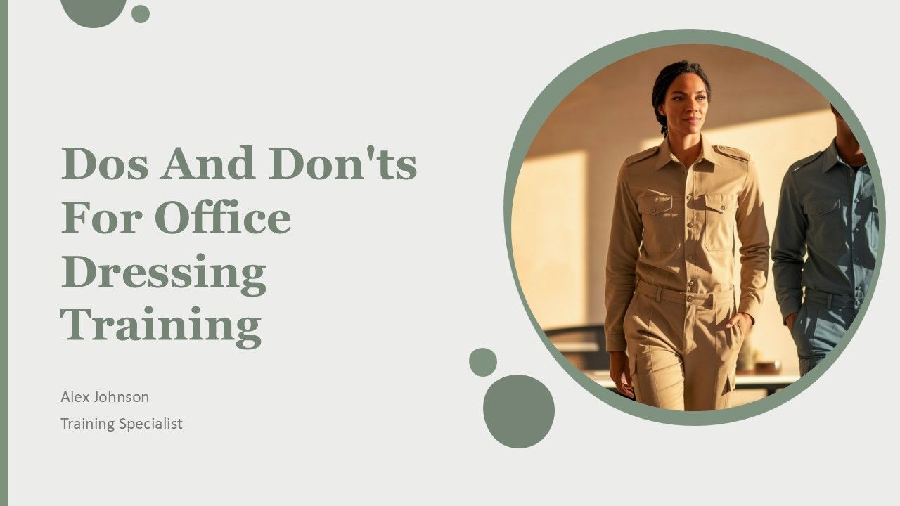 Dos And Donts For Office Dressing Training PPT Example AT