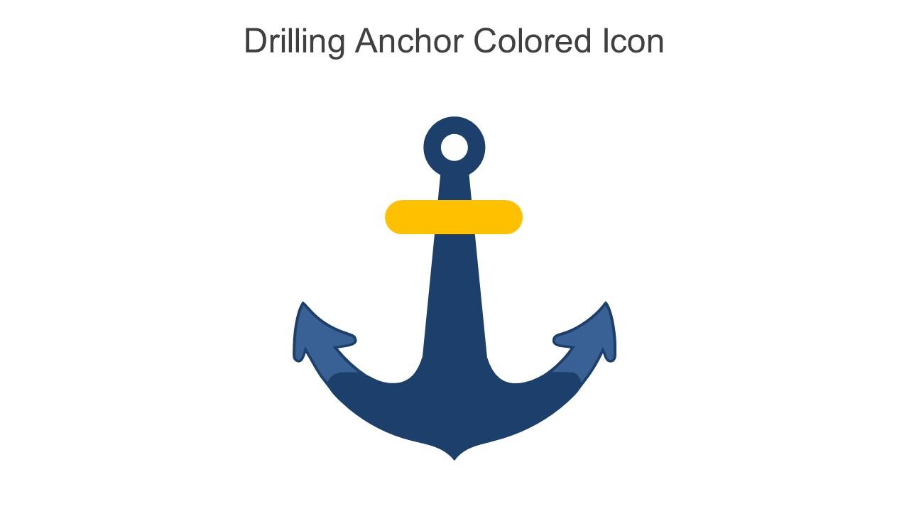 Drilling Anchor Colored Icon In Powerpoint Pptx Png And Editable Eps