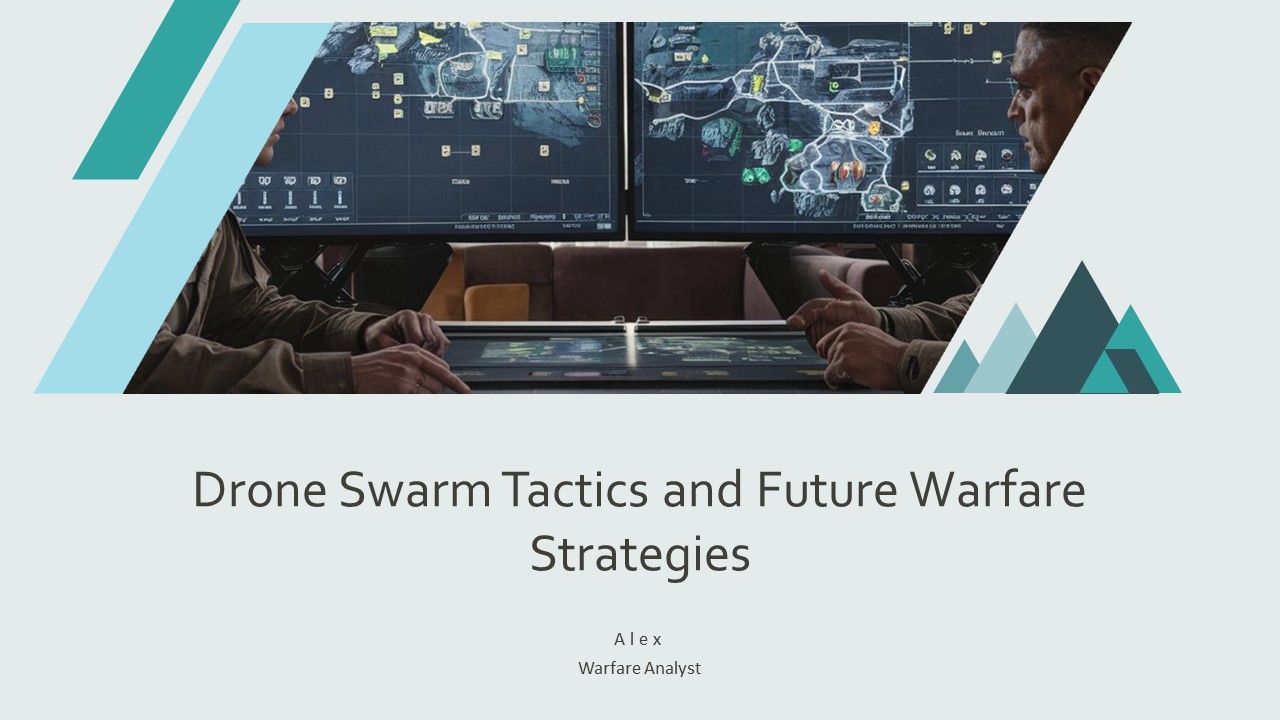 Drone Swarm Tactics And Future Warfare Strategies PPT Presentation AT