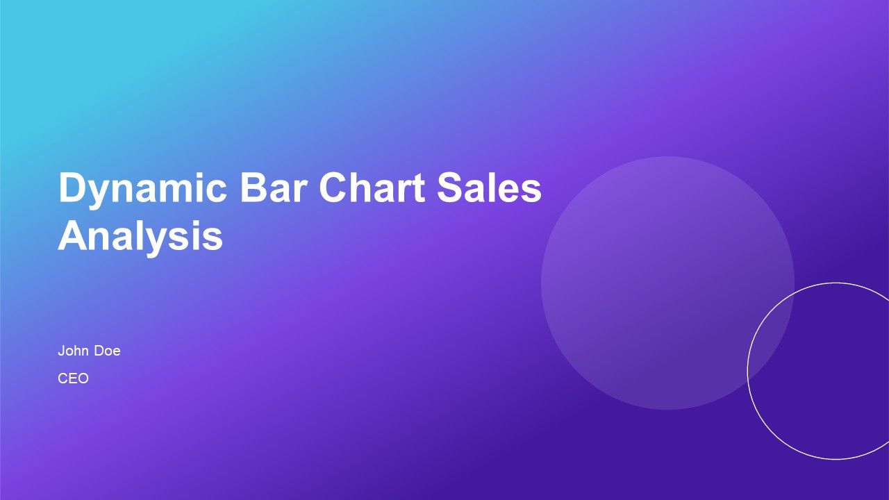Dynamic Bar Chart Sales Analysis PPT PowerPoint AT