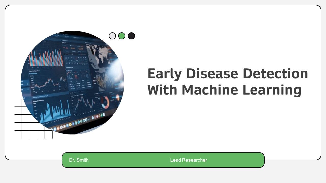 Early Disease Detection With Machine Learning PPT Template AT