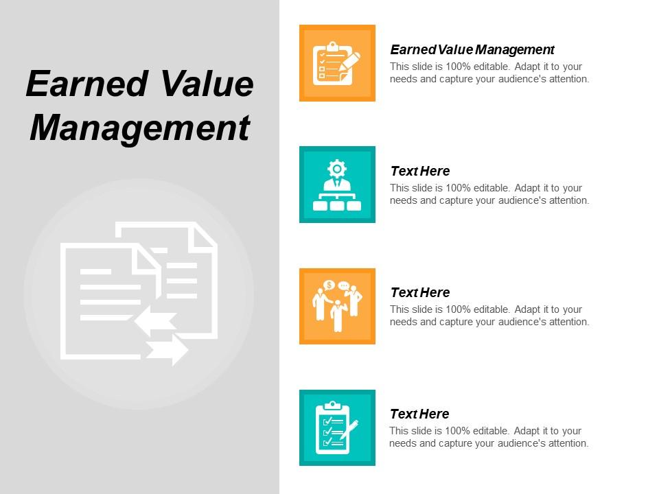 Earned Value Management Ppt Powerpoint Presentation Icon Influencers Cpb | Graphics Presentation ...