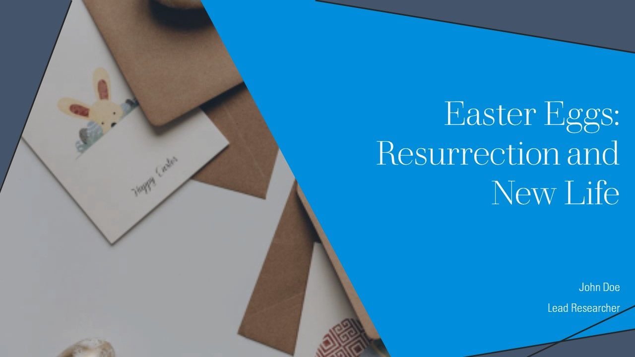 Easter Eggs Resurrection And New Life PPT Presentation AT