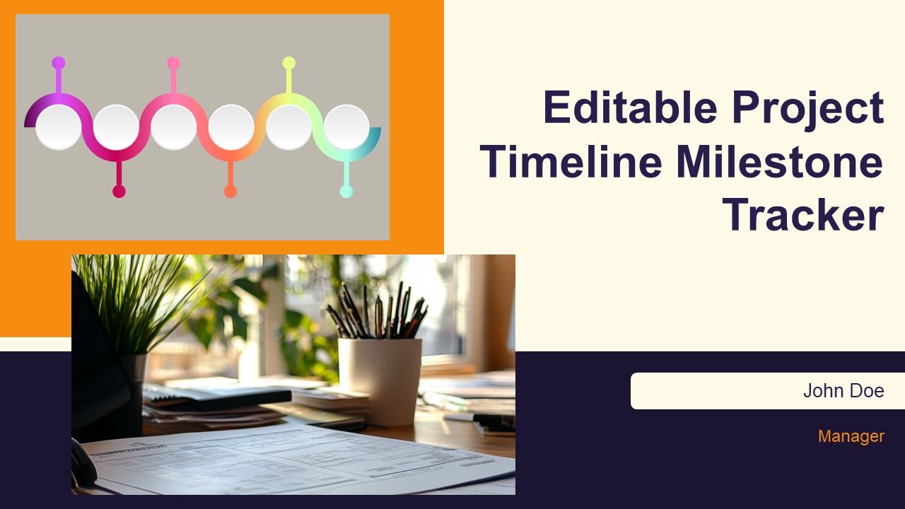Editable Project Timeline Milestone Tracker PPT Graphics AT