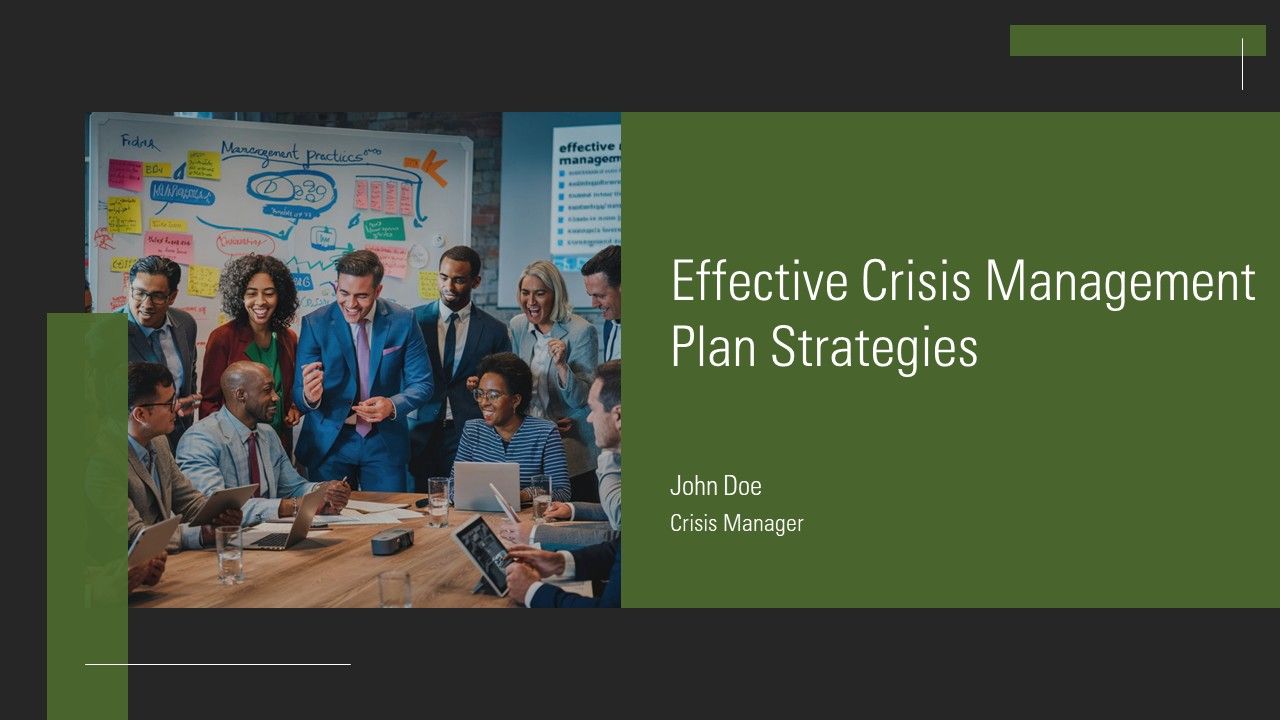 Effective Crisis Management Plan Strategies PPT Information AT