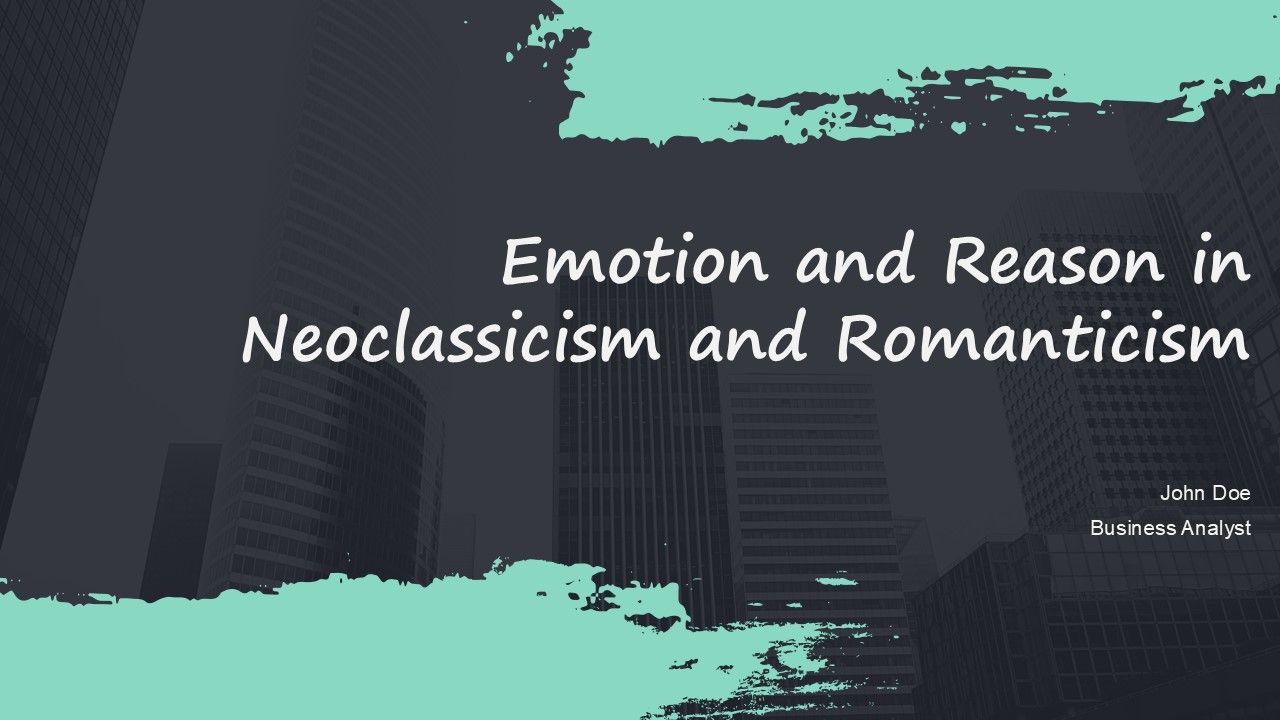 Emotion And Reason In Neoclassicism And Romanticism PPT Summary ACP