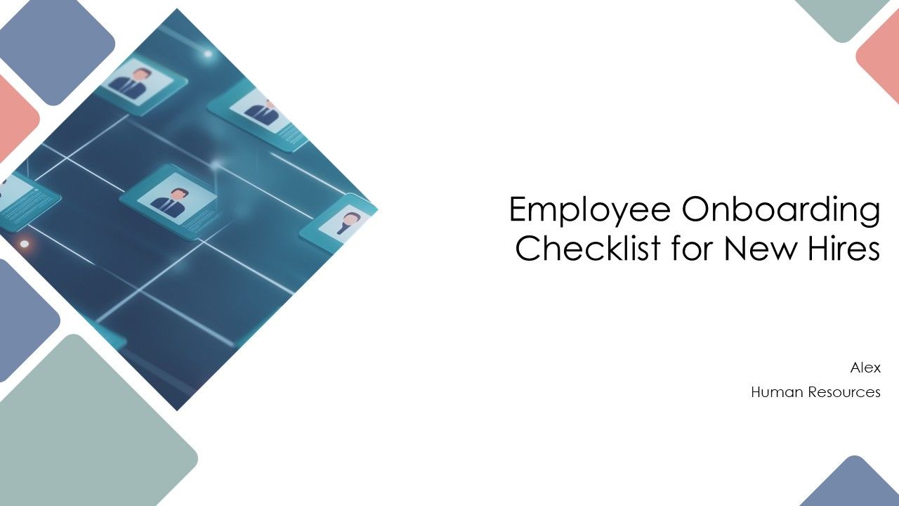 Employee Onboarding Checklist For New Hires PPT Graphics AT