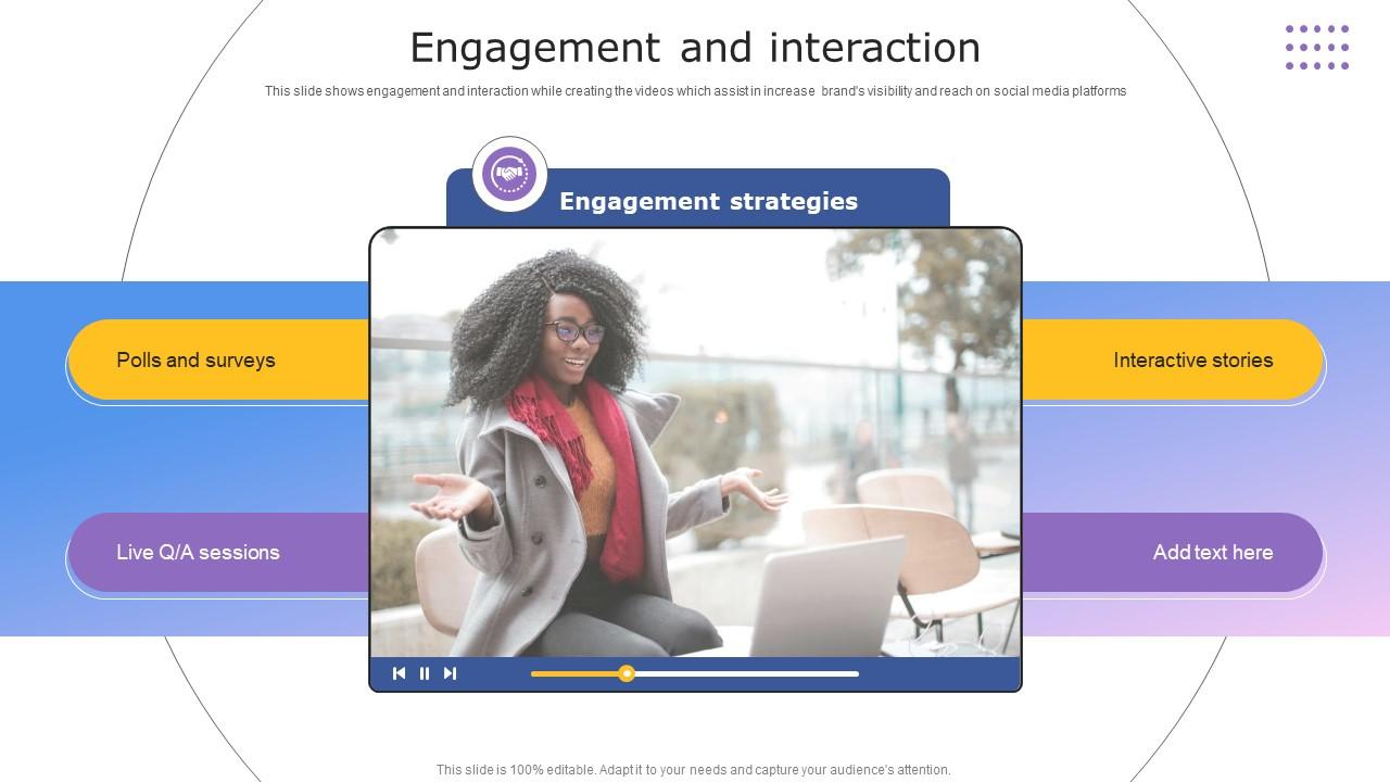 Engagement And Interaction Storyboard SS PPT PowerPoint