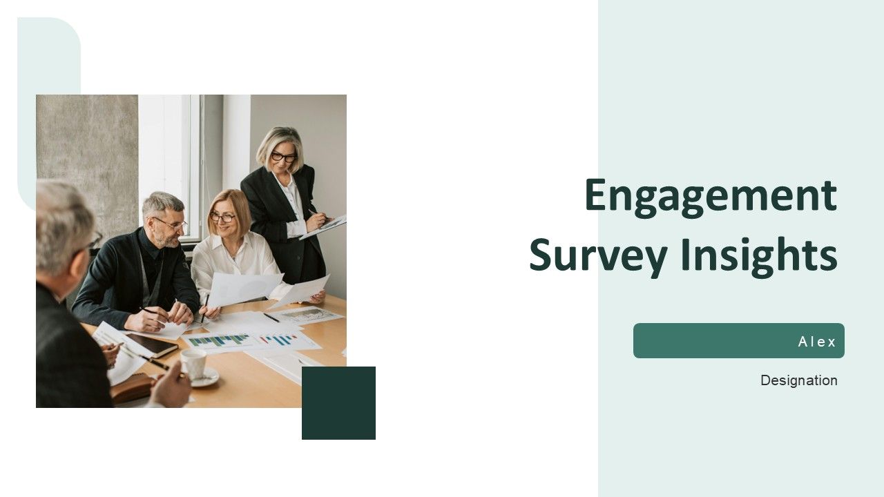 Engagement Survey Insights PPT Example ST AI