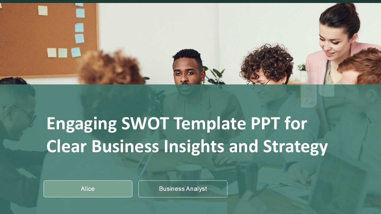 Engaging SWOT Template PPT For Clear Business Insights And Strategy PPT H