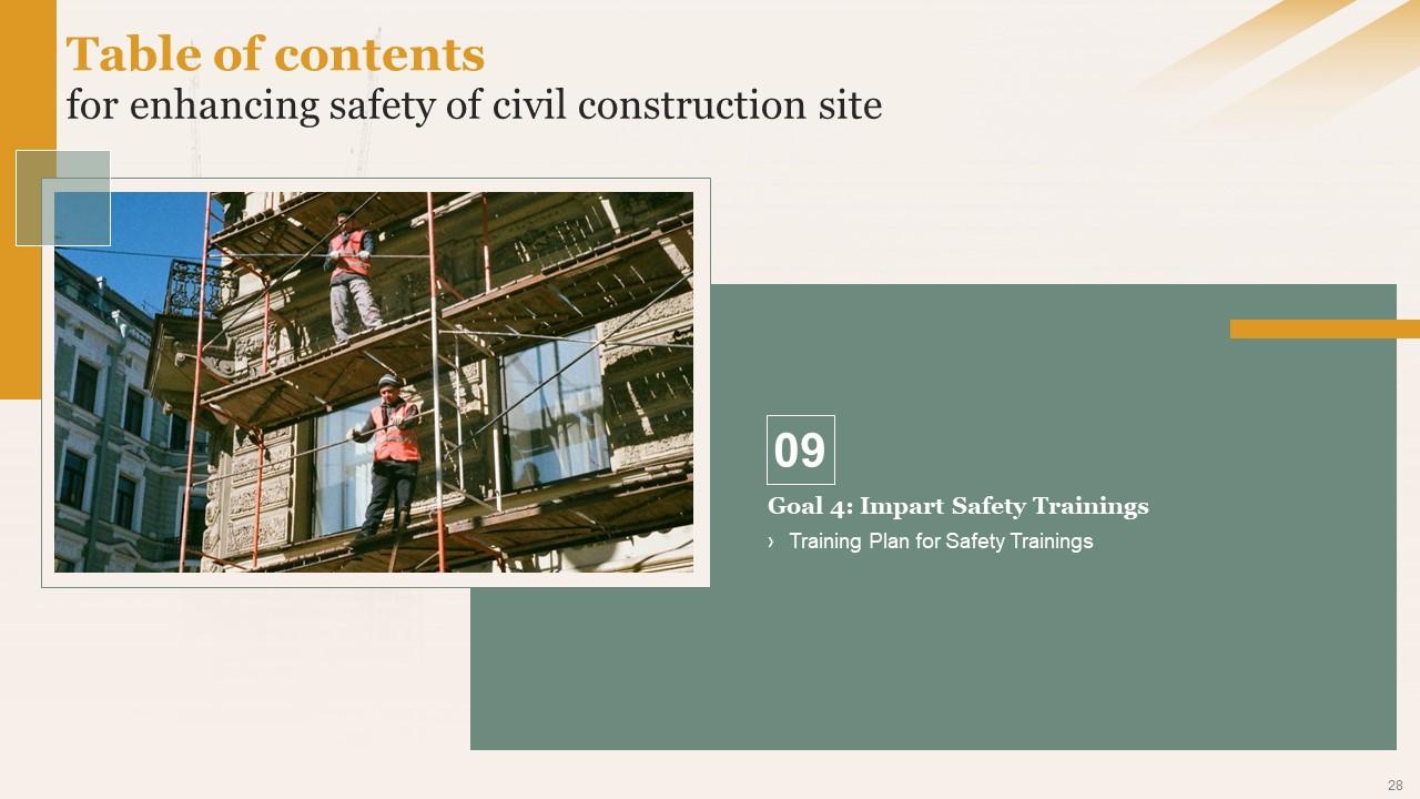 Enhancing Safety Of Civil Construction Site Powerpoint Presentation ...