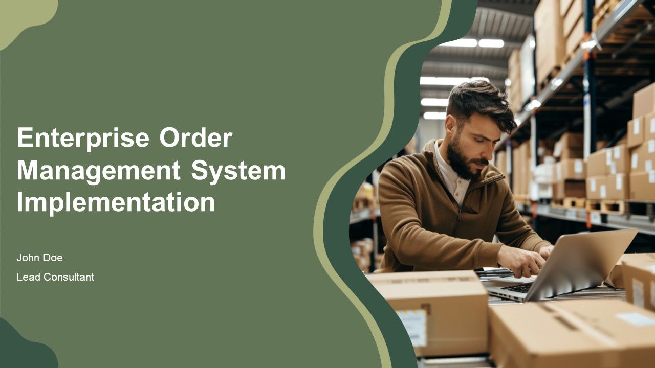 Enterprise Order Management System Implementation PPT Presentation AT