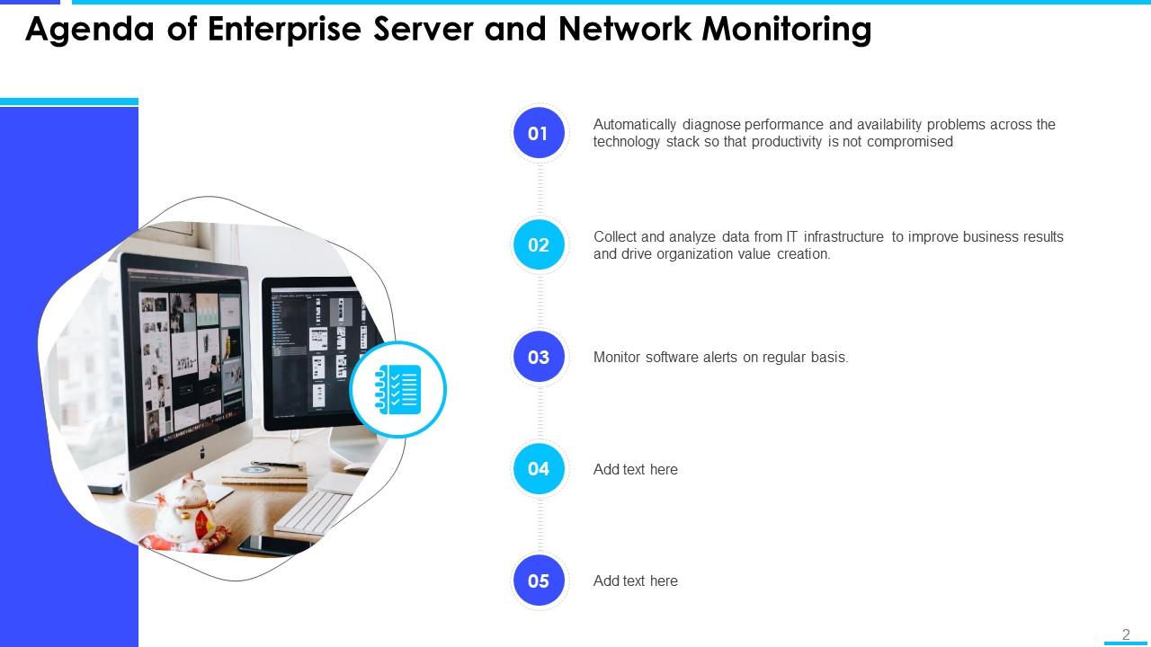 Enterprise Server And Network Monitoring Powerpoint Presentation Slides ... Enterprise Server And Network Monitoring Powerpoint Presentation Slides ...