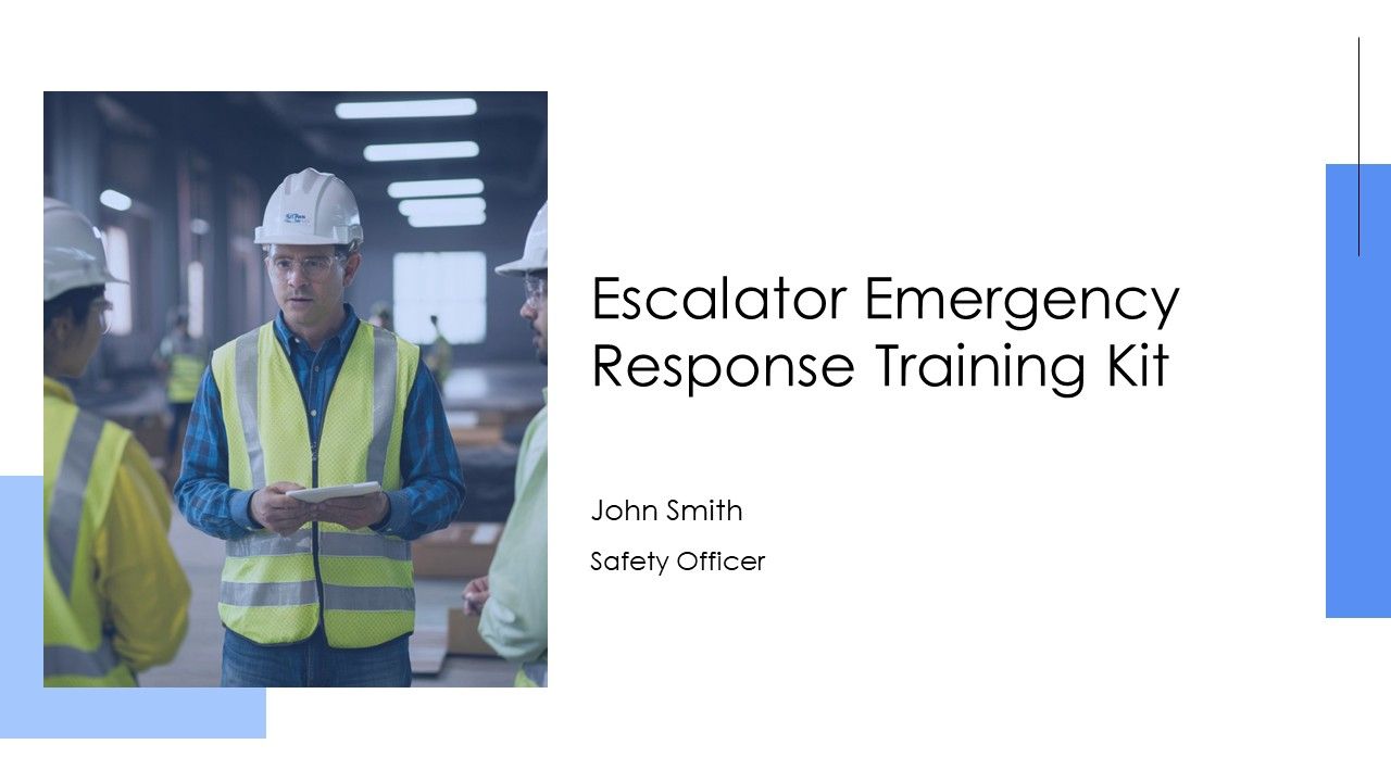 Escalator Emergency Response Training Kit PPT Outline AT