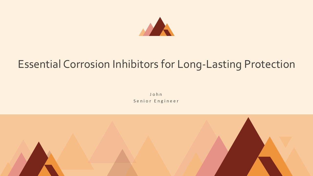 Essential Corrosion Inhibitors For Long Lasting Protection PPT Sample ST AI