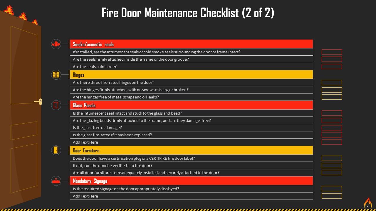Essential Fire Safety Checklists Training Ppt Ppt Powerpoint