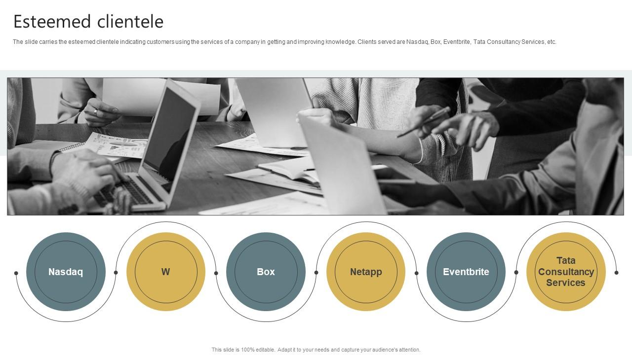 Esteemed Clientele E Learning Platform Investor Funding Elevator Pitch ... Esteemed Clientele E Learning Platform Investor Funding Elevator Pitch ...