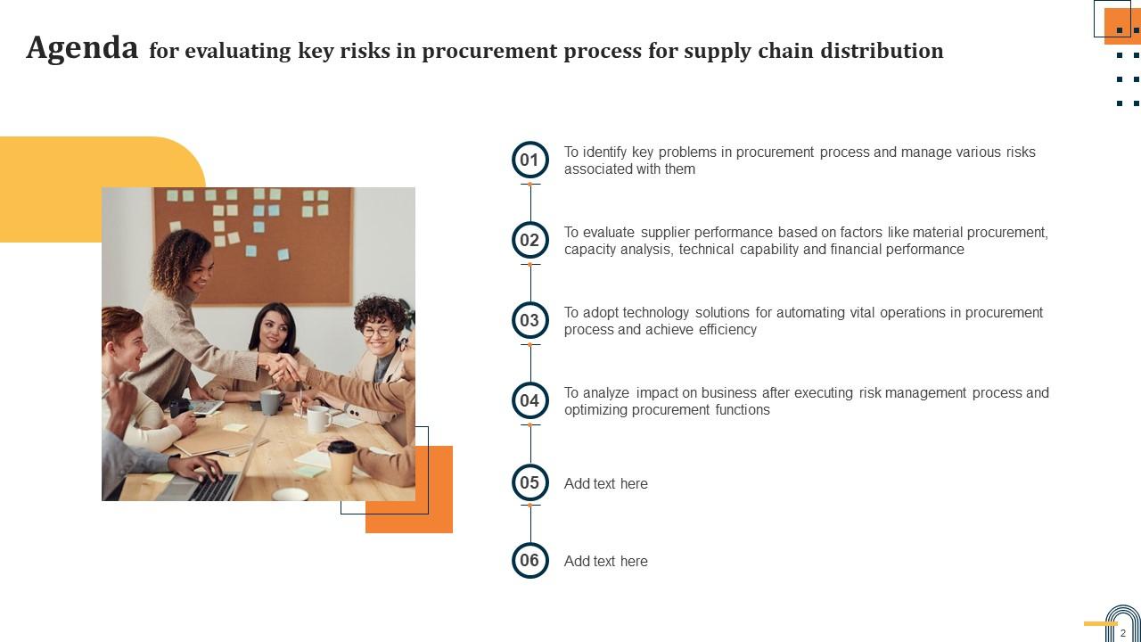 Evaluating Key Risks In Procurement Process For Supply Chain