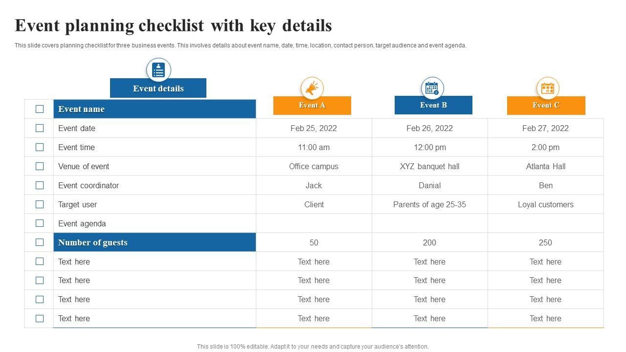 Event Planning Checklist Template Excel Event Planning Checklist Template Excel