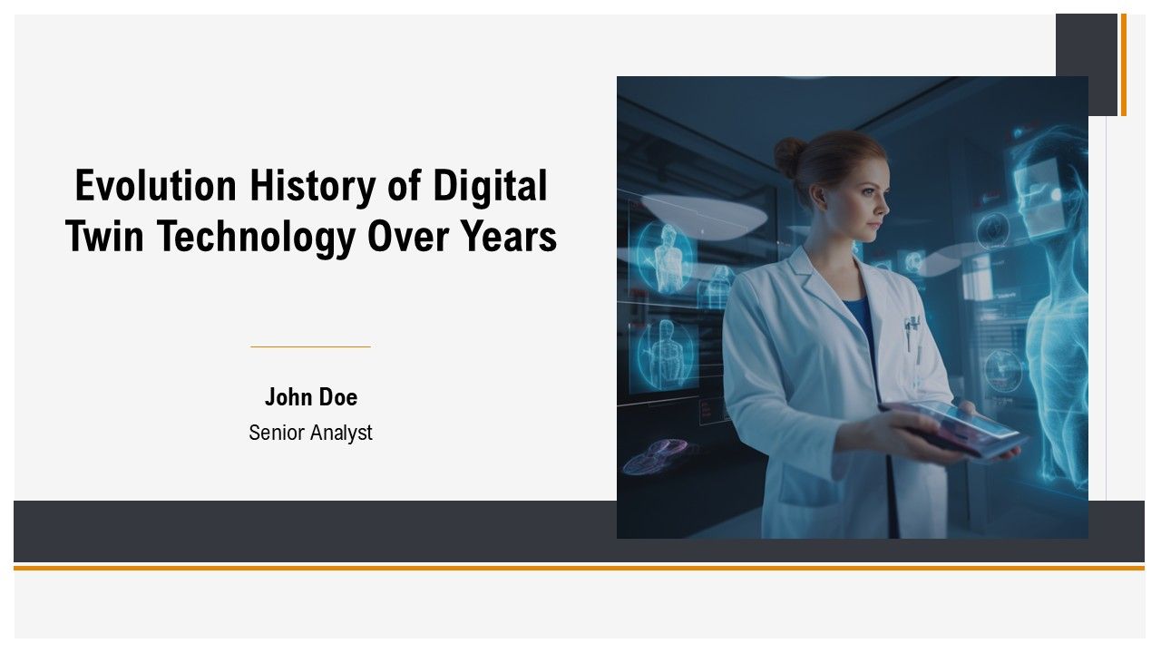 Evolution History Of Digital Twin Technology Over Years PPT PowerPoint AT