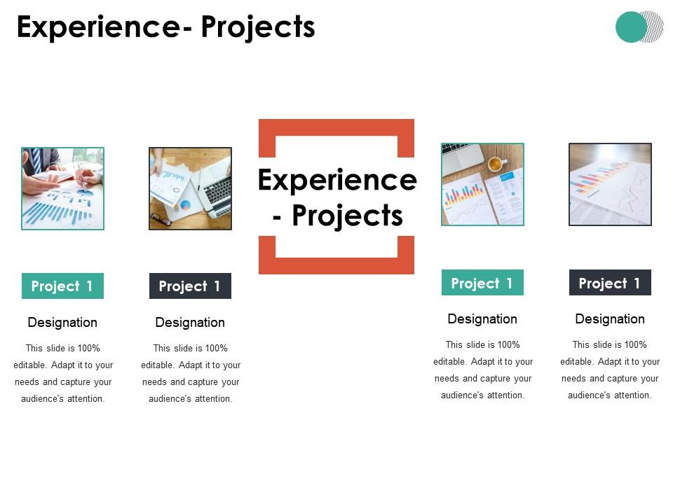 Experience Projects Ppt Summary Portfolio | PowerPoint Design Template | Sample Presentation PPT ...