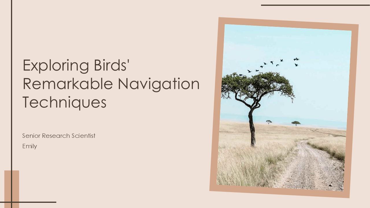 Exploring Birds Remarkable Navigation Techniques PPT Sample ST AI PPT ...
