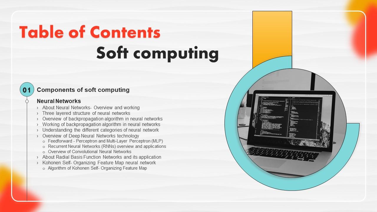 F1564 Soft Computing Table Of Contents Ppt Show Graphics Tutorials PPT Example