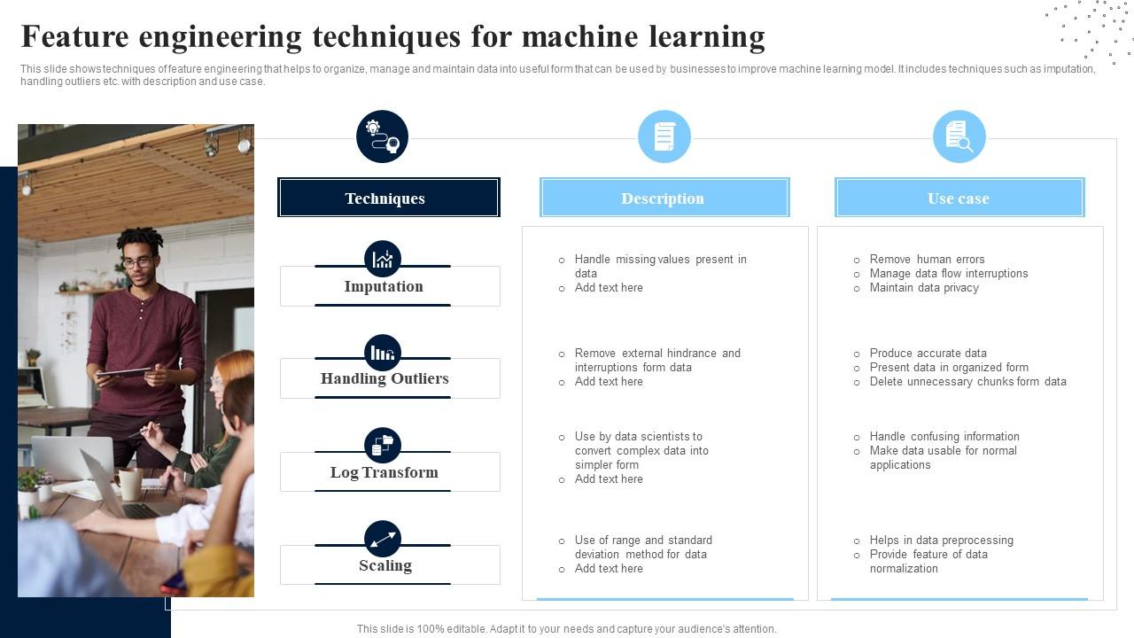 Feature Engineering Techniques For Machine Learning PPT Slide Feature Engineering Techniques For Machine Learning PPT Slide