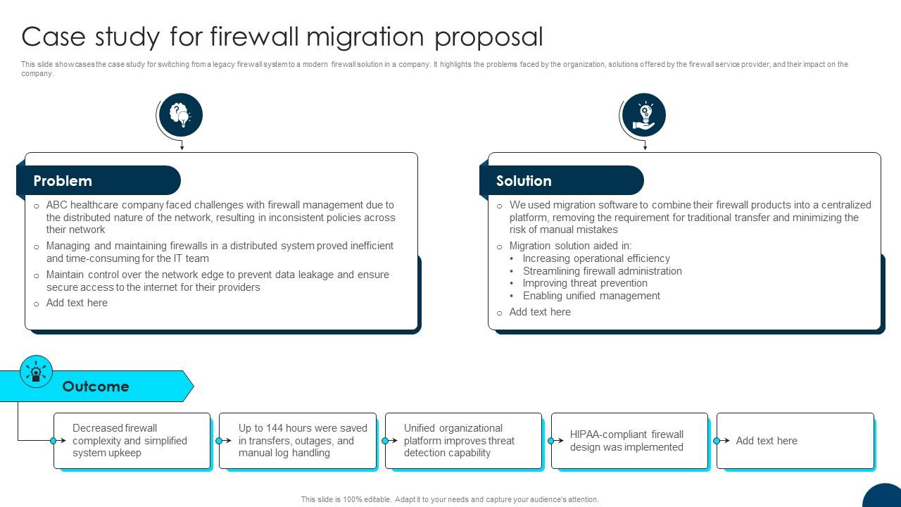 Firewall Migration Proposal Case Study For Firewall Migration Proposal ...