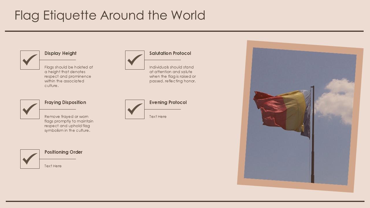Flag Etiquette Around The World Vexillology PPT PowerPoint ST AI SS PPT ...