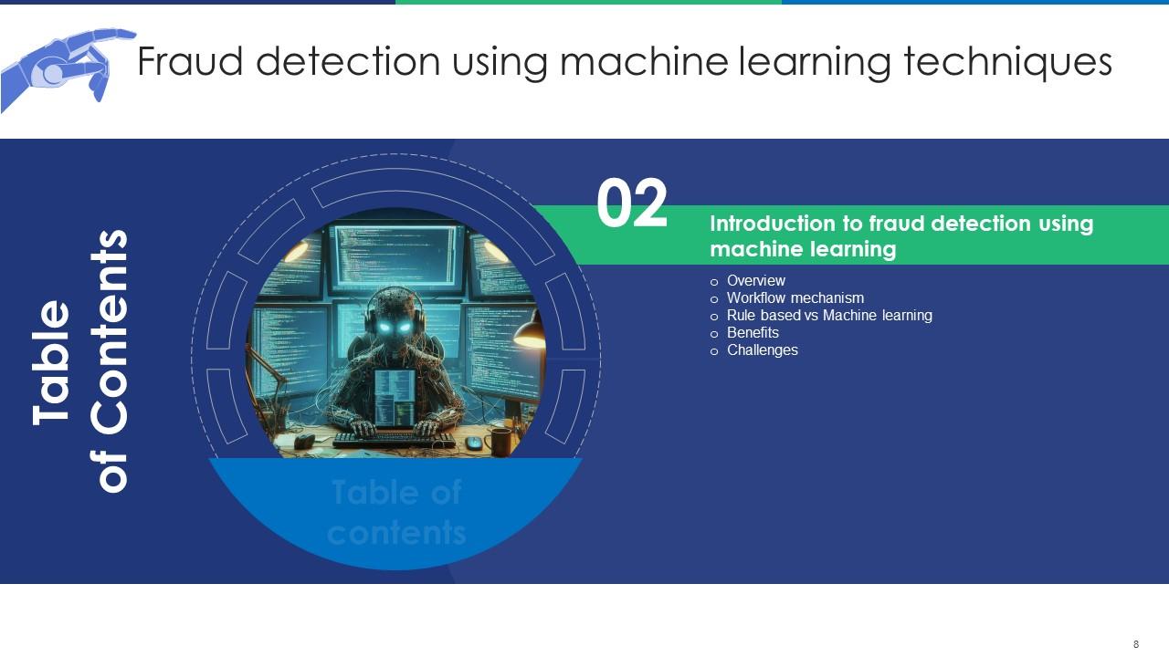 Fraud Detection Using Machine Learning Techniques Powerpoint Presentation Slides Ml Cd Ppt